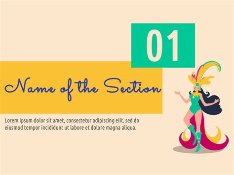 Free Rio Carnival Powerpoint Template And Google Slides Theme