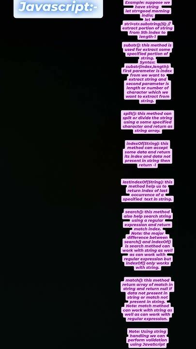 Ultimate Guide To Javascript String Methods Substring Substr