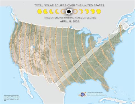Total Solar Eclipse April 8 2024 Over The Us — Great American Eclipse