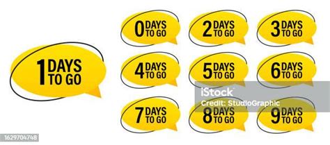 말풍선 갈 날 배지와 스티커가 남은 날 카운트 시간 판매 남은 일 수입니다 카운트 다운 왼쪽 일 배너입니다 카운트 다운 벡터 배너 템플릿입니다 세일 카운트다운 벡터 그림 0