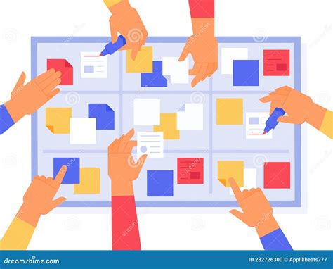 Agile Board Scrum Sprints Tasks Kanban Work Management And Priority Project Status Business