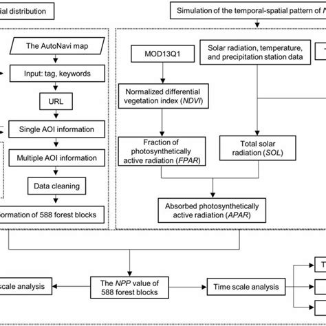 Flow Chart Of Npp Estimation And Spatiotemporal Variation Analysis Download Scientific Diagram