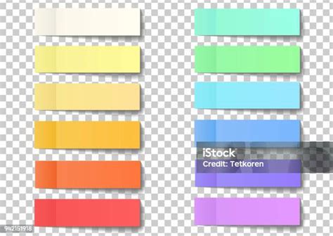 참고 투명 한 배경에 고립 된 코너에서 껍질과 끈적끈적한 스티커를 게시할 수 있습니다 그림자와 함께 종이 접착 테이프 벡터 사무실 컬러 스티커 디자인에 대 한 게시물 접착식