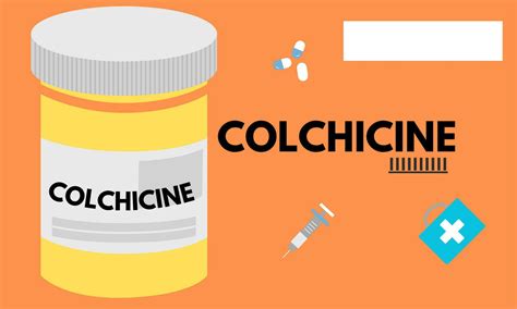 Colchicine Tablet Close Up Of Medication Used To Treat Gout And Behcet