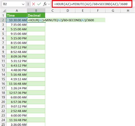 Convert Time To Decimal In Excel Top Methods MyExcelOnline