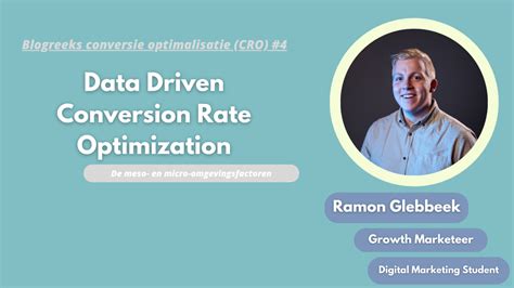 Data Driven Conversion Optimization De Micro En Meso Omgevingsfactoren