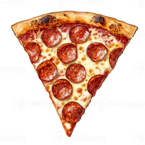 Pepperoni Pizza Slice Illustration 51080274 Png