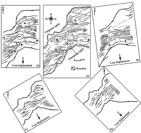 Comparisons Of Fault Arrays On The Top Surface Of Models Of Different