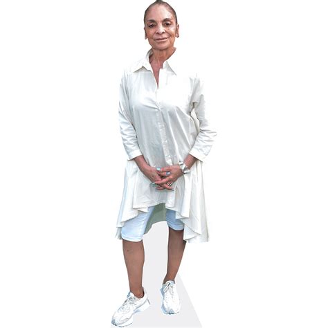 Jasmine Guy White Dress Mini Cardboard Cutout Standee