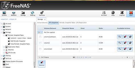 The Most Recent Snapshot For A Volume Or Dataset Will Be Listed Last And