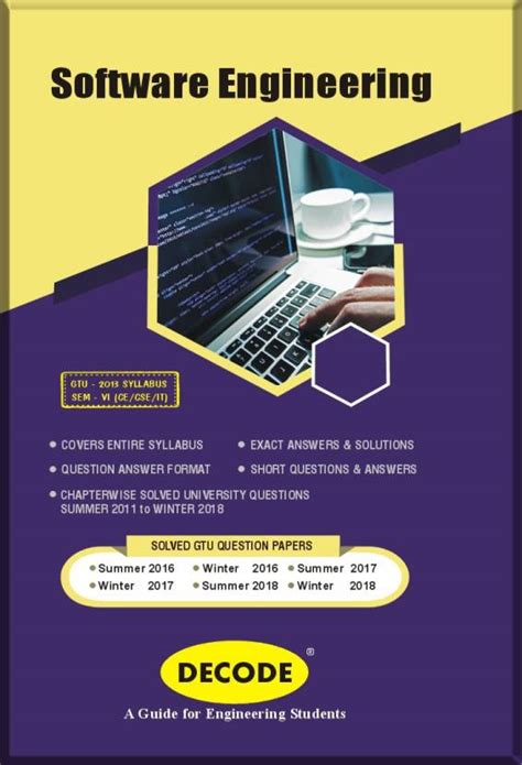 Decode Software Engineering For Gtu Sem Vi Cecseit R 13 Buy Decode