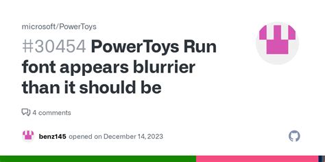 Powertoys Run Font Appears Blurrier Than It Should Be · Issue 30454