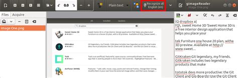Gimagereader An Open Source Pdf App With Ocr Capability Foss Linux