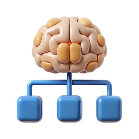 Impressive Creative Brain Computer Interface Diagram Simple Design Isolated 4k 58009562 Png