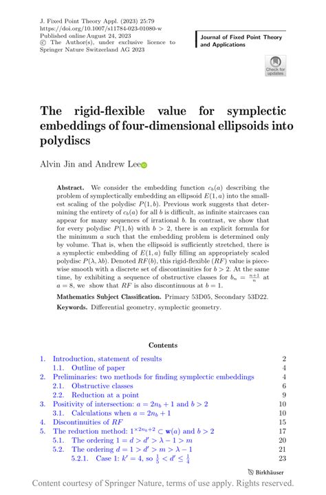 The Rigid Flexible Value For Symplectic Embeddings Of Four Dimensional