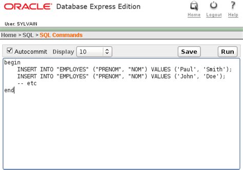 Installer Oracle XE Chicoree