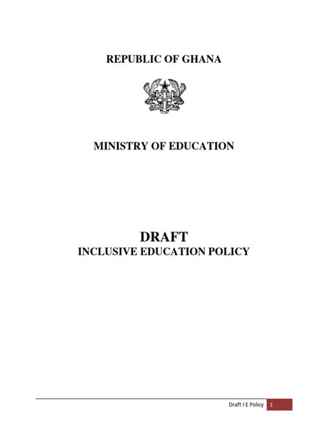 Ict Policy Pdf Special Education Inclusion Education