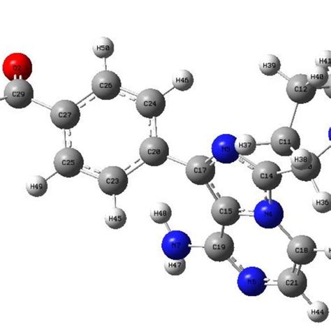 The Most Stable Conformer Of The Boceprevir Molecule Download