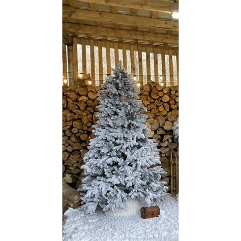 Ялинка 2 6 м штучна лита пухнаста Lux зелена засніжена З підставкою новорічне дерево фото