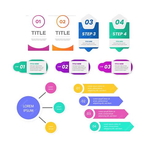 Premium Vector Set Of Infographic Elements Data Visualization Vector