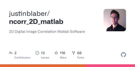 Github Justinblaberncorr2dmatlab 2d Digital Image Correlation Matlab Software