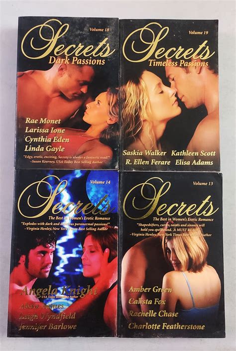 Erotic Novels Adults Only Set Of 4 Books