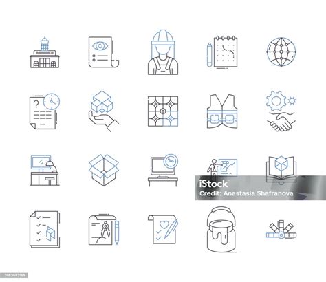 엔지니어링 도구는 아이콘 모음을 간략하게 설명합니다 도구 엔지니어링 악기 드릴 렌치 톱 스크루 드라이버 벡터 및 일러스트레이션
