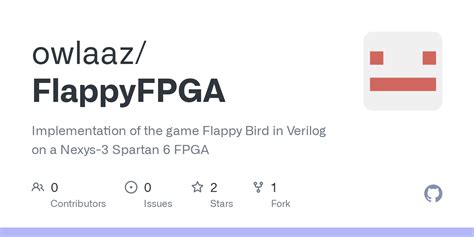 Github Owlaazflappyfpga Implementation Of The Game Flappy Bird In Verilog On A Nexys 3