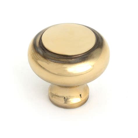 Aged Brass Regency Cabinet Knob Large Handles And Knobs Direct
