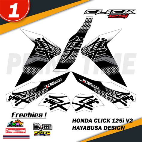 Honda Click 125 V2 Hayabusa Decals Lazada Ph
