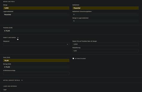 Annoying Fold Of Discount And Margin Section · Issue 24847 · Frappe