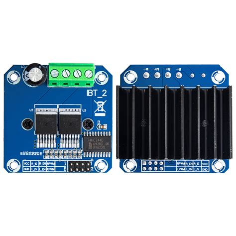 Egbo H Bridge โมดูลไดรเวอร์มอเตอร์พลังงานสูง Diy รถสมาร์ทปัจจุบัน