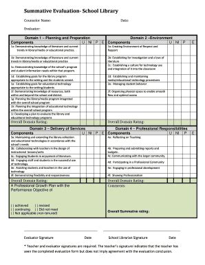 Fillable Online Summative Evaluation Babe Library Fax Email Print PdfFiller