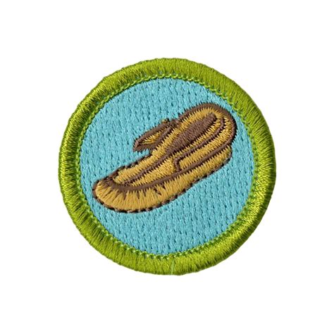 Leatherwork Merit Badge Emblem Earned Merit Badge For Leatherworking