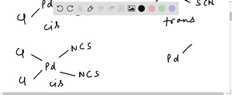 Solved There Are Six Possible Isomers For A Square Planar Palladium Ii Complex That Contains