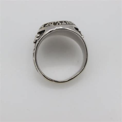14kt White Gold Diamond Class Ring Property Room