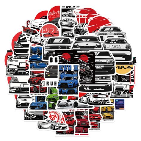 Japanese Modified Racing Car Jdm Stickers For From Ddmyday 31 27