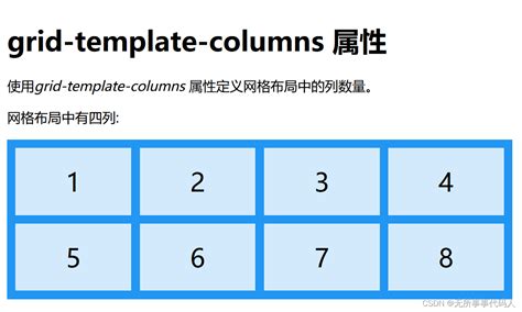 Css中grid网格布局(秒懂如何实现网格布局) 菜鸟教程grid菜鸟教程 Csdn博客 Css中grid网格布局(秒懂如何实现网格布局) 菜鸟教程grid菜鸟教程 Csdn博客