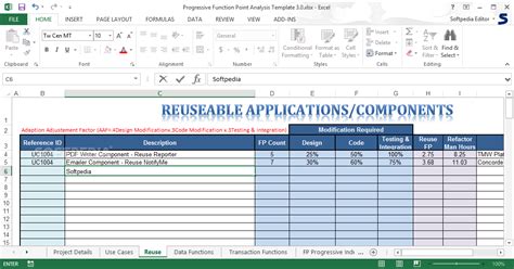 Progressive Function Point Analysis Template Download Softpedia
