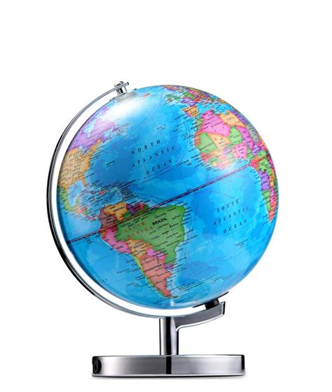 Led Illuminated Globe Of The World