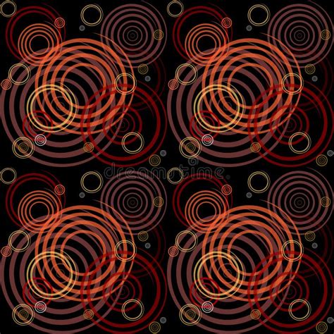 Seamless Pattern With Spiral Elements Stock Photography Image