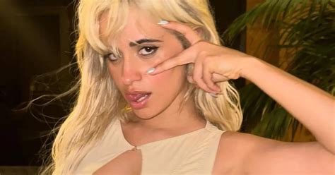 In A Tiny Black Thong Bikini Camila Cabello Danced Along The Beach As