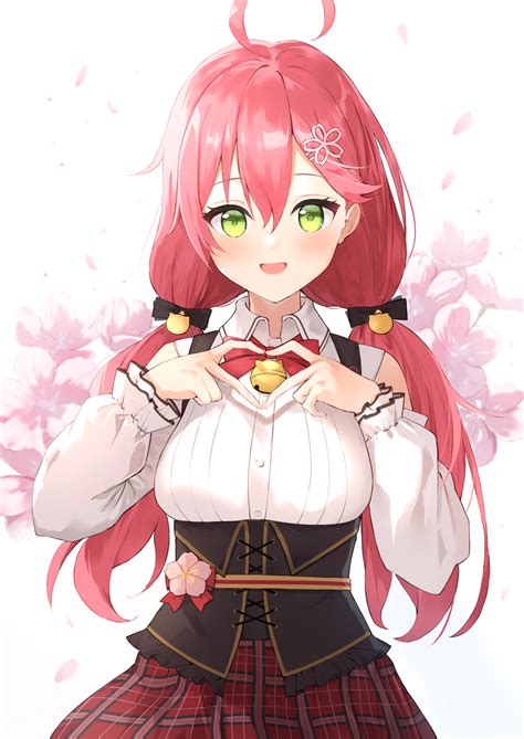 Sakura Miko Channel Mobile Wallpaper By Mirai Zerochan Anime Image Board