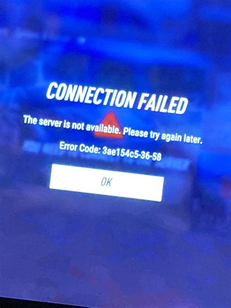 Connection Failed Issue Reasportswrc