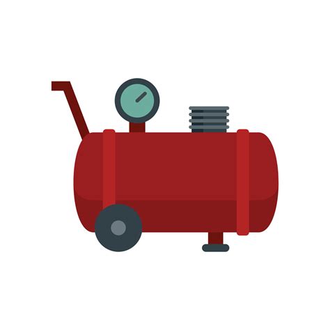 Pressure Air Compressor Icon Flat Isolated Vector 15114998 Vector Art At Vecteezy