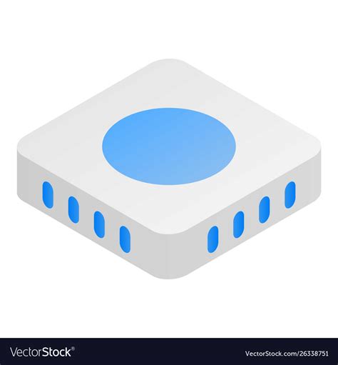 Wifi Router Icon Isometric Style Royalty Free Vector Image
