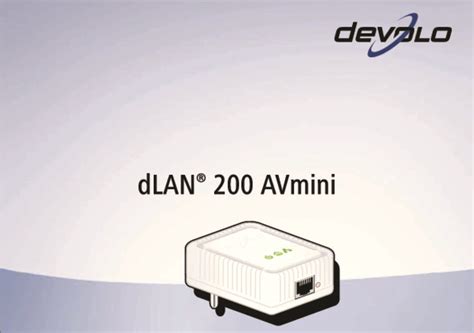 Notice Devolo Cpl200 Avmini Cpl Trouver Une Solution à Un Problème