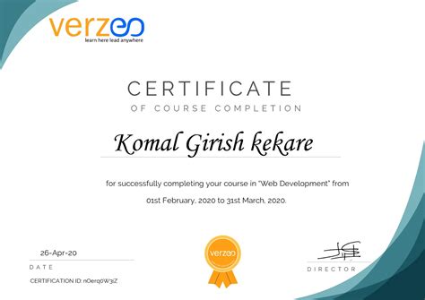 Verzeo Internship