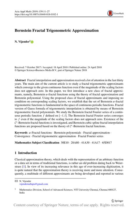 Bernstein Fractal Trigonometric Approximation
