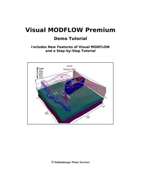 Visual Modflow Premium Demo Tutorial Water Infotech